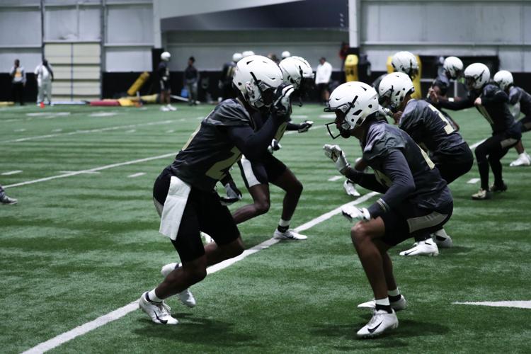 First day of UCF spring football drives competition, search for new ...