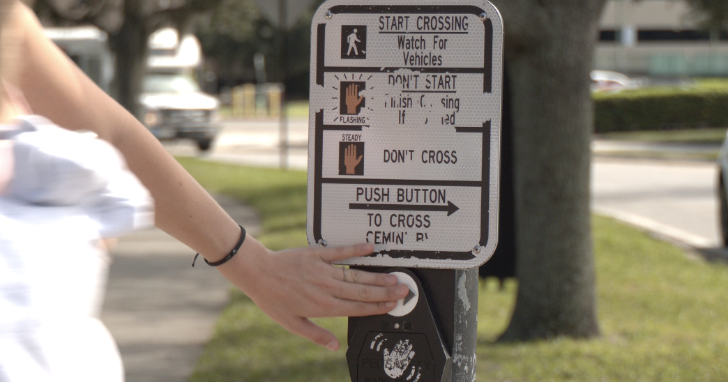 UCFPD patrols crosswalks, deploys decoys for Pedestrian Safety Month ...
