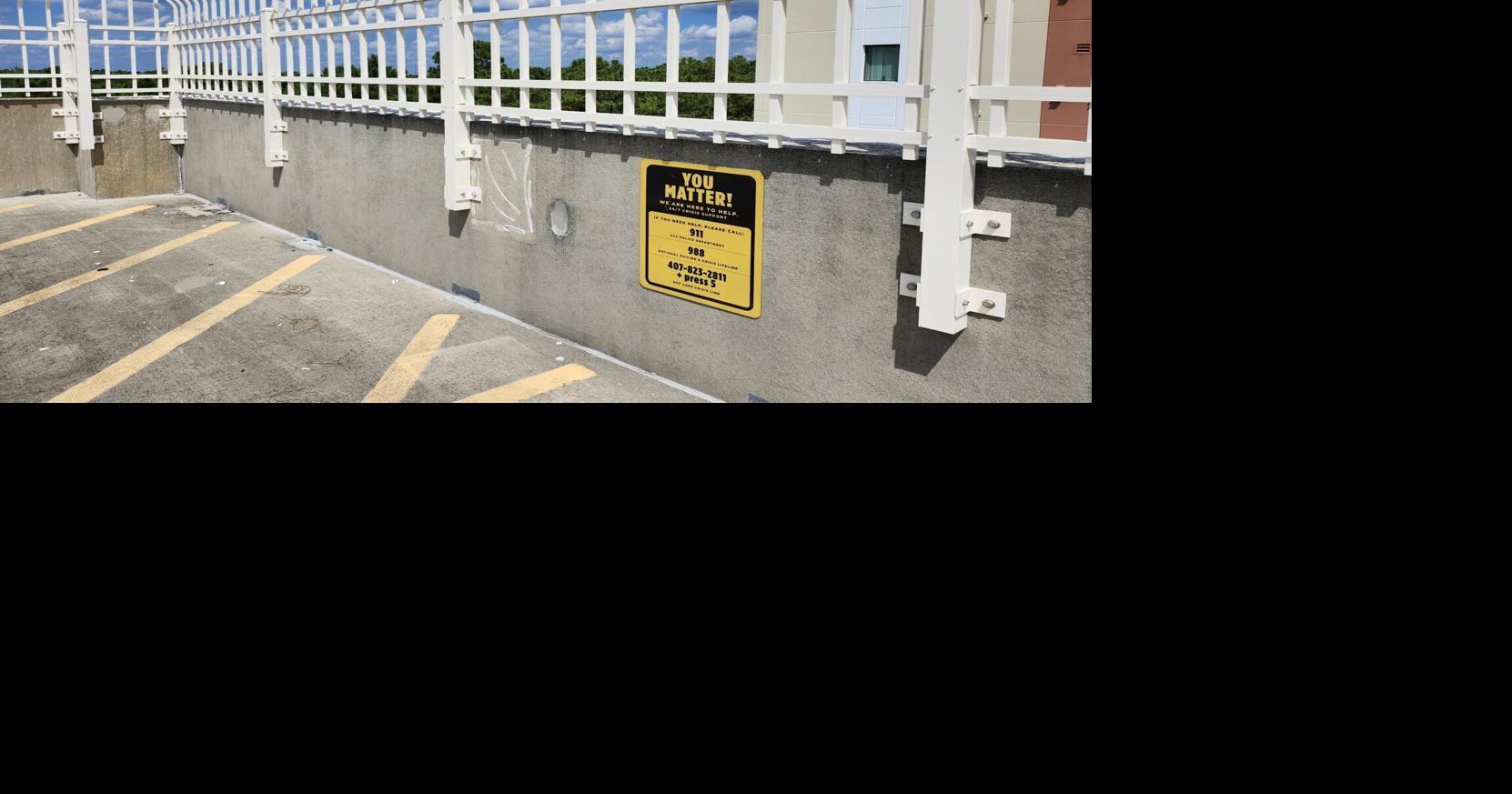 UCF installs barriers on the tops of four garages | News | The Charge