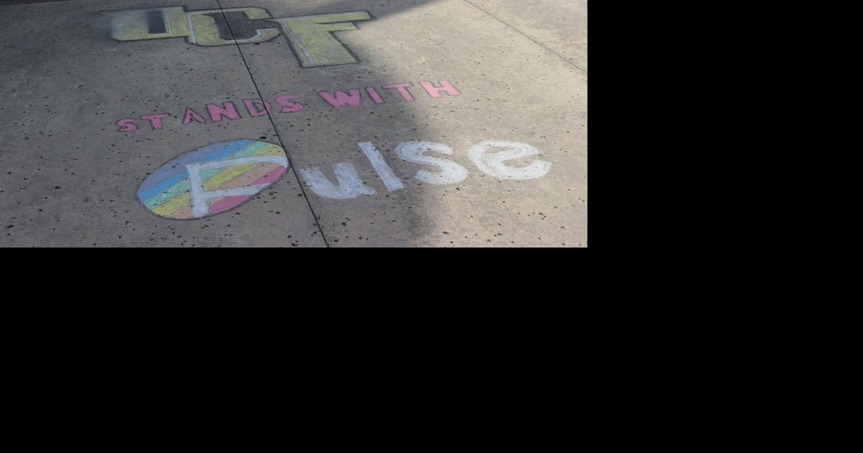 'UCF STANDS WITH Pulse' chalk mural appears on UCF campus | Culture ...