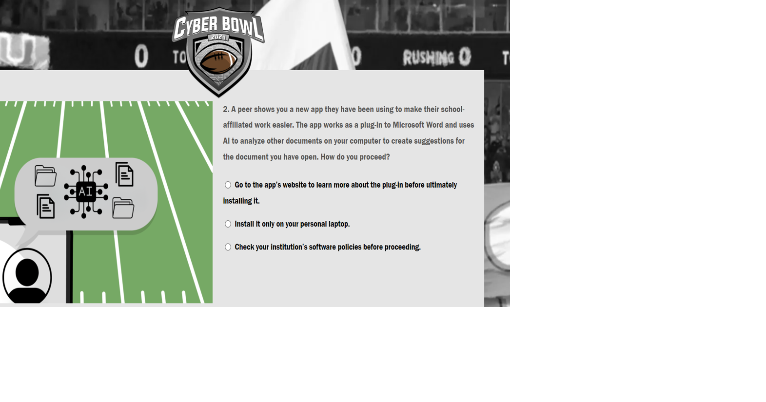 Cyber Bowl brings awareness to cybersecurity threats | News | The Charge