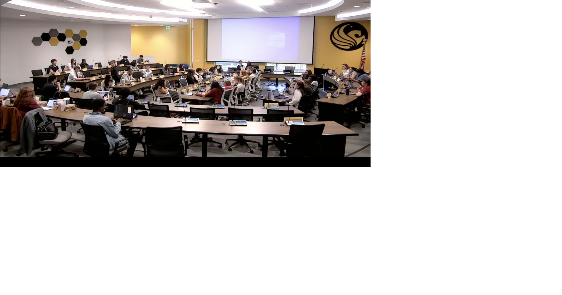 Reflecting on the 55th session of UCF's Student Senate | News | The Charge