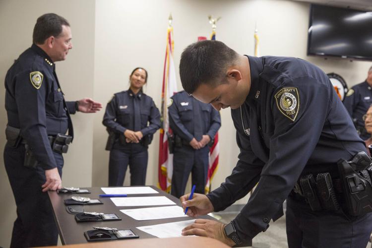 UCF Police Department swears in four new officers | News | The Charge