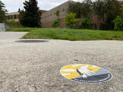 UCF Arboretum curb inlet stickers promote stormwater infrastructure ...