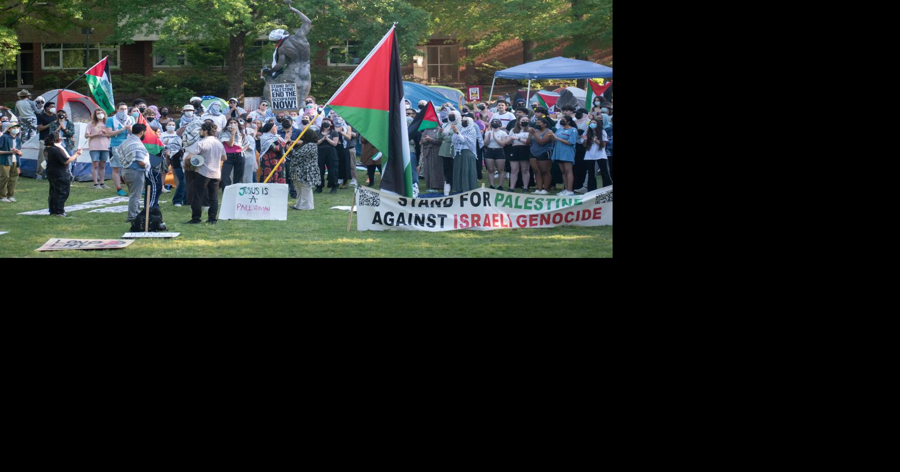 Recapping the second week of the encampment protest at UNC Charlotte ...