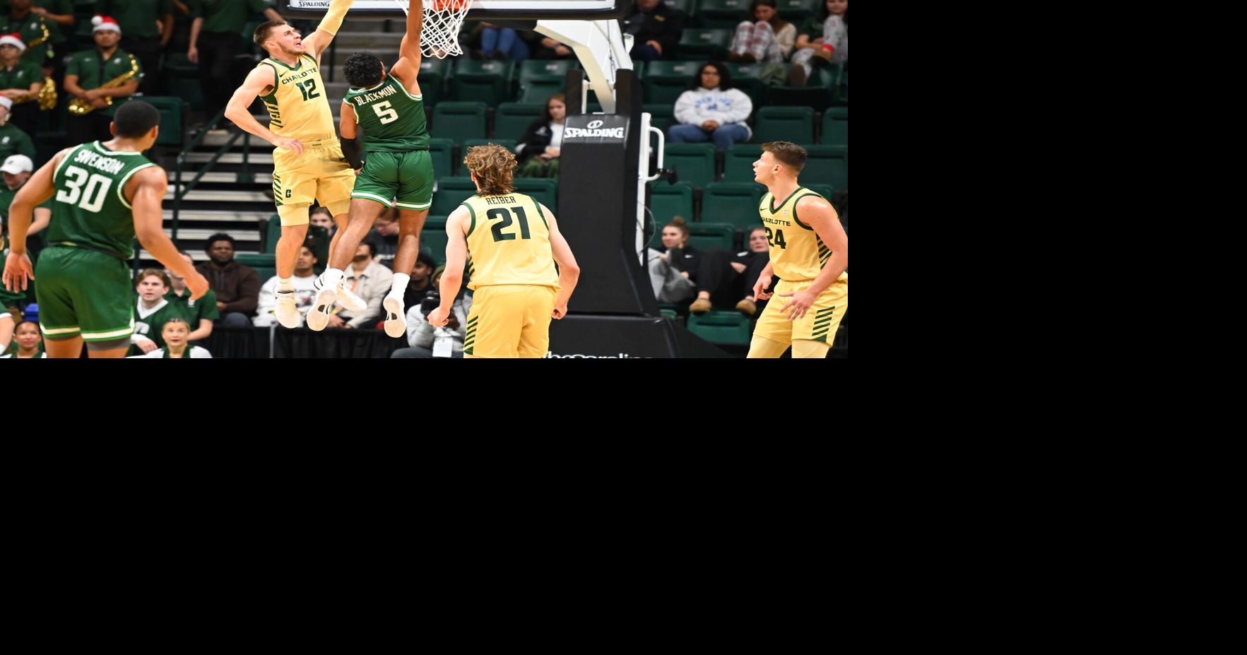 Charlotte men’s basketball snaps two-game skid with 47 point victory ...