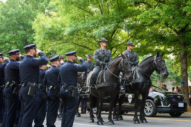Photos: Memorial service and procession for CMPD officer Joshua Eyer ...