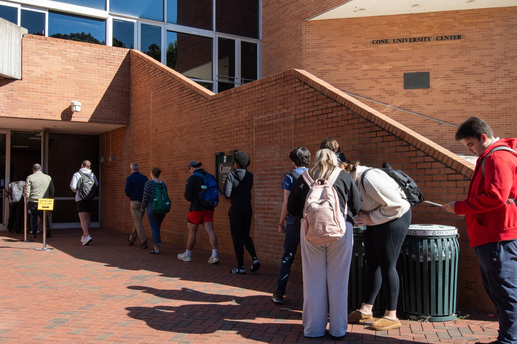 UNC Charlotte's Cone Building draws crowds and canvassers for early ...