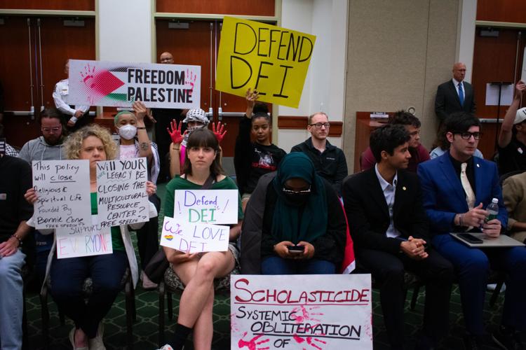Students and faculty join BoT meeting to support DEI, totaling to more ...