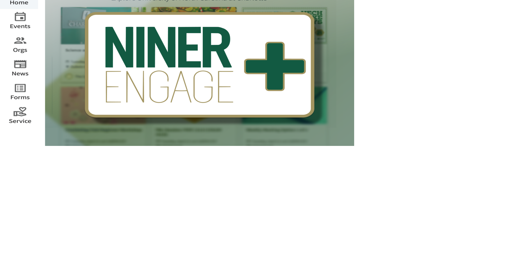 How to navigate Niner Engage to find the right club or student ...
