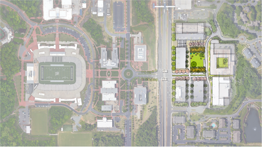 UNC Charlotte shares developer's redevelopment renderings for ...