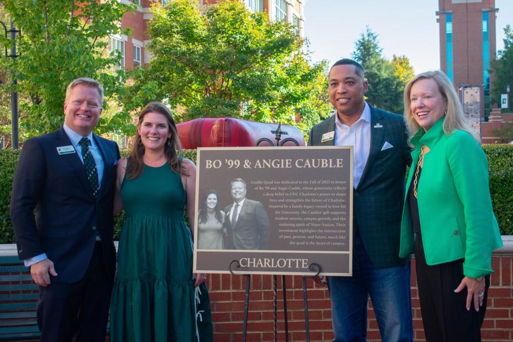 Cauble Quad named in honor of alumnus Bo Cauble following generous ...