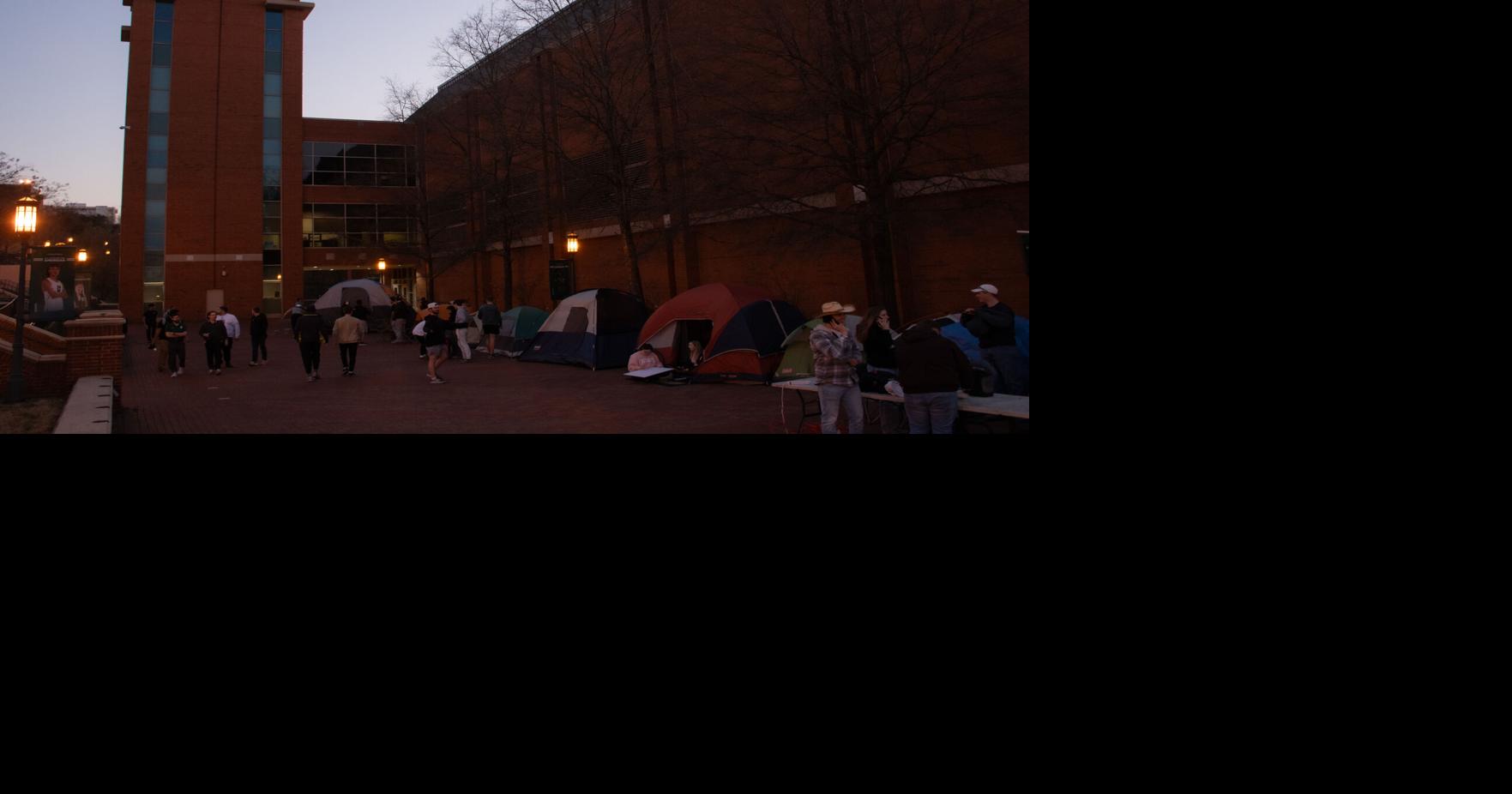 Photos: Charlotte Gold Mine camps outside Halton Arena | Multimedia ...