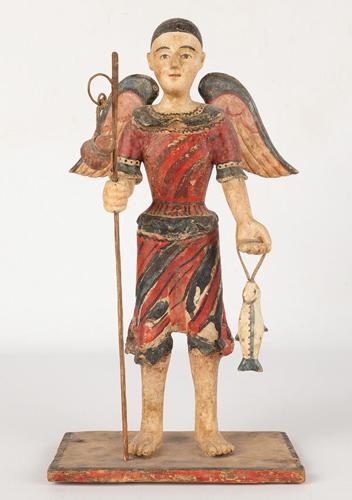 Friar Garcia’s Wood Bulto Depicts San Rafael | Entertainment ...