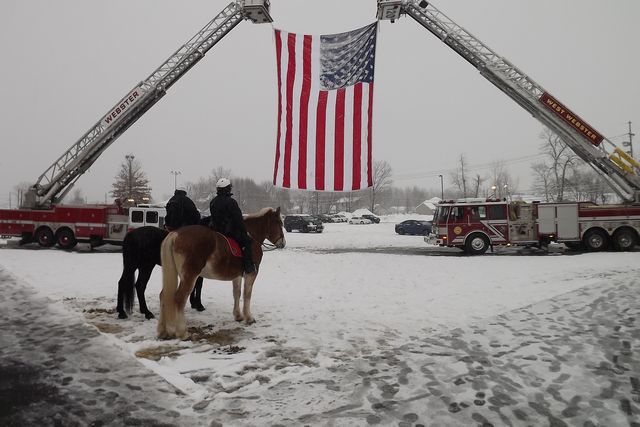 Massena firefighters pay respects to victims of Webster shooting | News ...