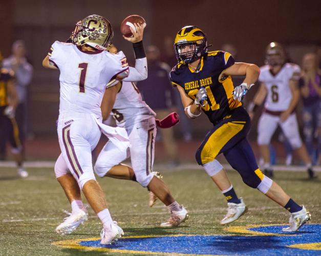High school football: General Brown defense responds to Canastota’s ...