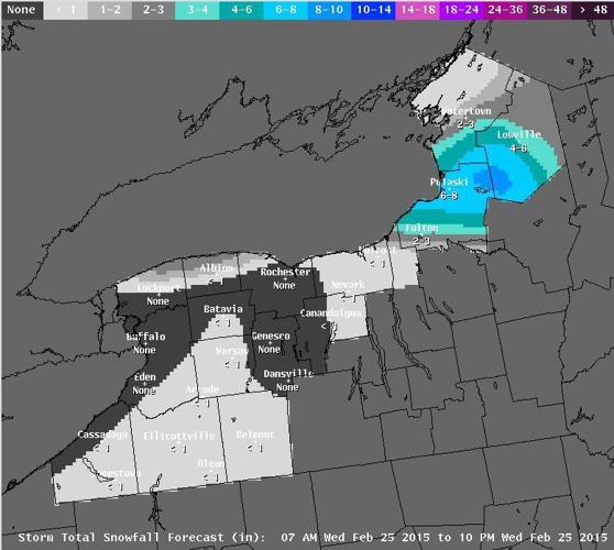 Lewis County under lake effect snow advisory until midnight | News ...