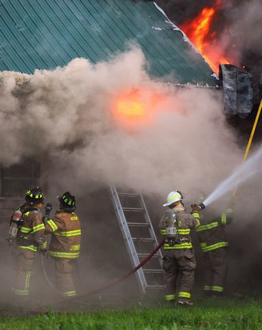 Five fire departments battled a Colton house fire early Saturday ...