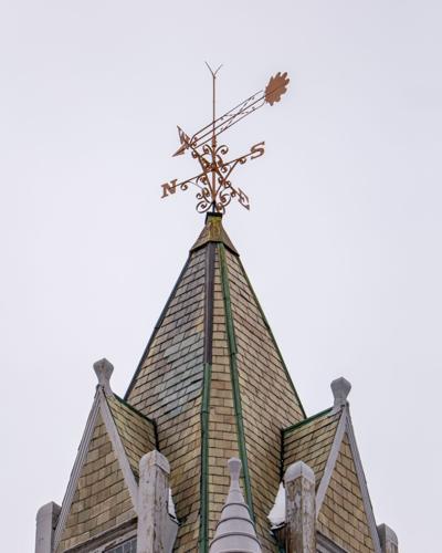 First Baptist Church weather vane refurbished, back in its place ...
