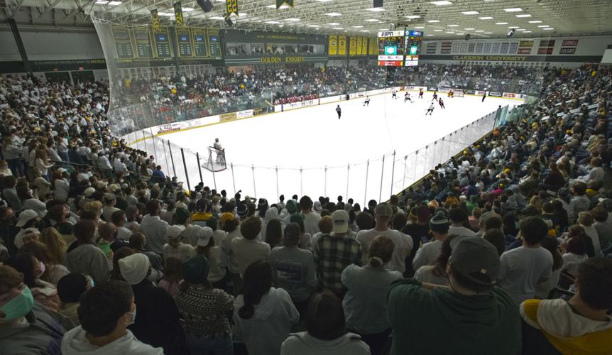 College men’s hockey: Sellout crowd watches St. Lawrence blank Clarkson ...