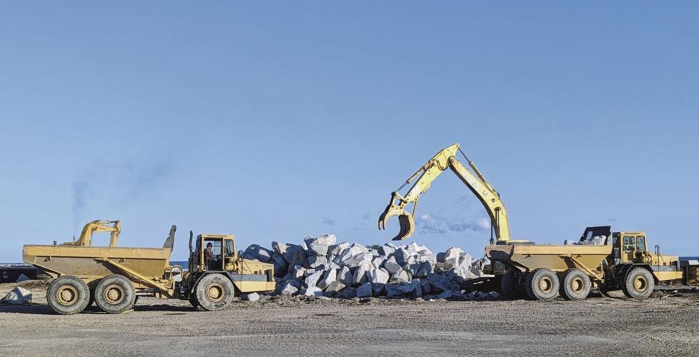 Breakwall repairs underway at Port of Oswego | Business | nny360.com