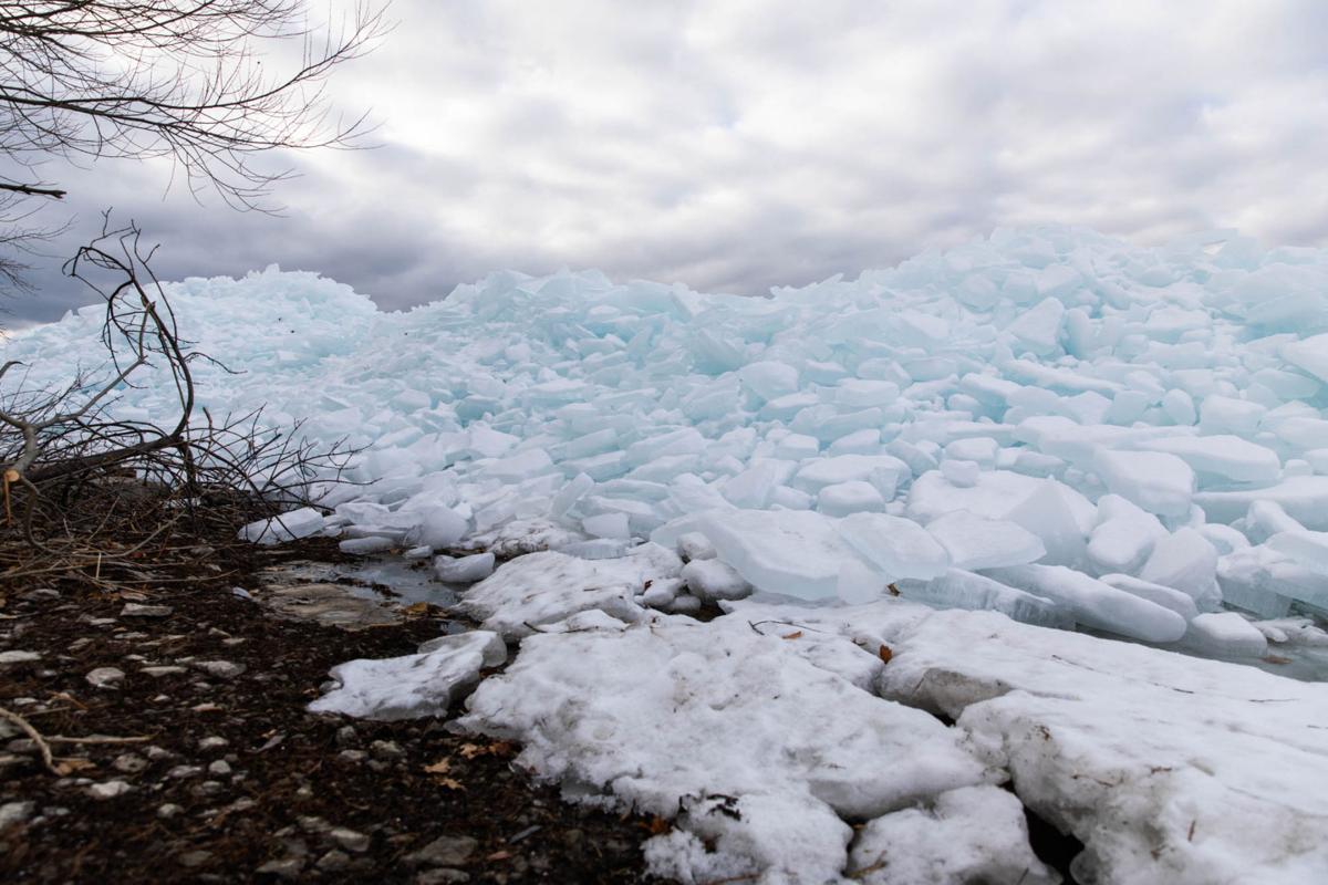 PHOTOS: Wind, waves create ice mound | Top Stories | nny360.com