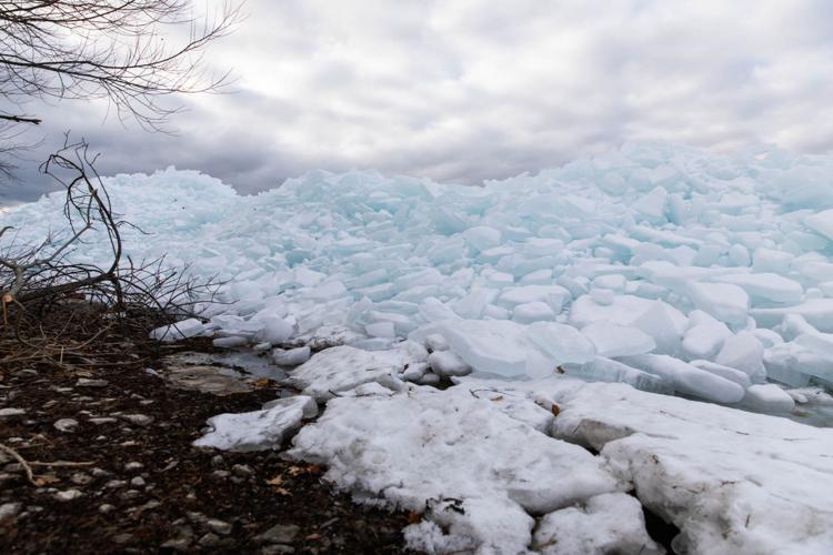 PHOTOS: Wind, waves create ice mound | Top Stories | nny360.com