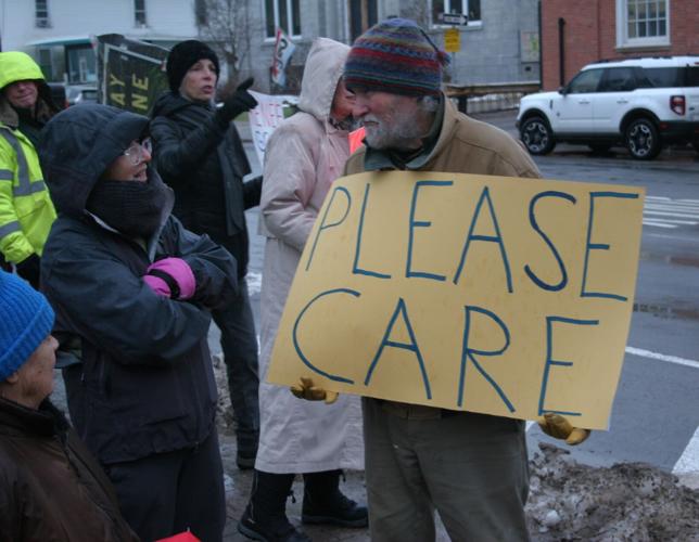 Weekly demonstration in Canton swells to nearly 80 in protest of ICE ...