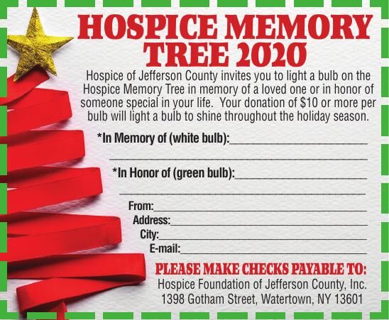 Hospice Memory Tree | Print Ads | nny360.com
