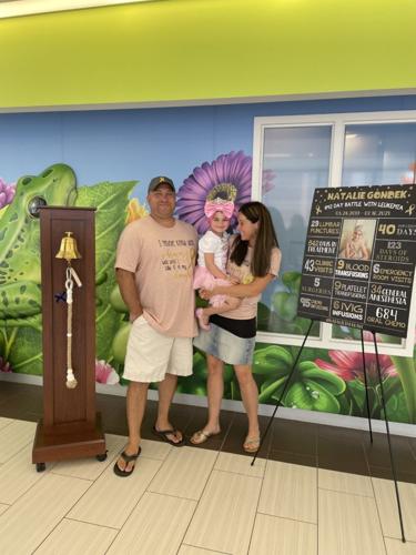 Natalie the Brave rings bell to signify end of treatment, sends ...