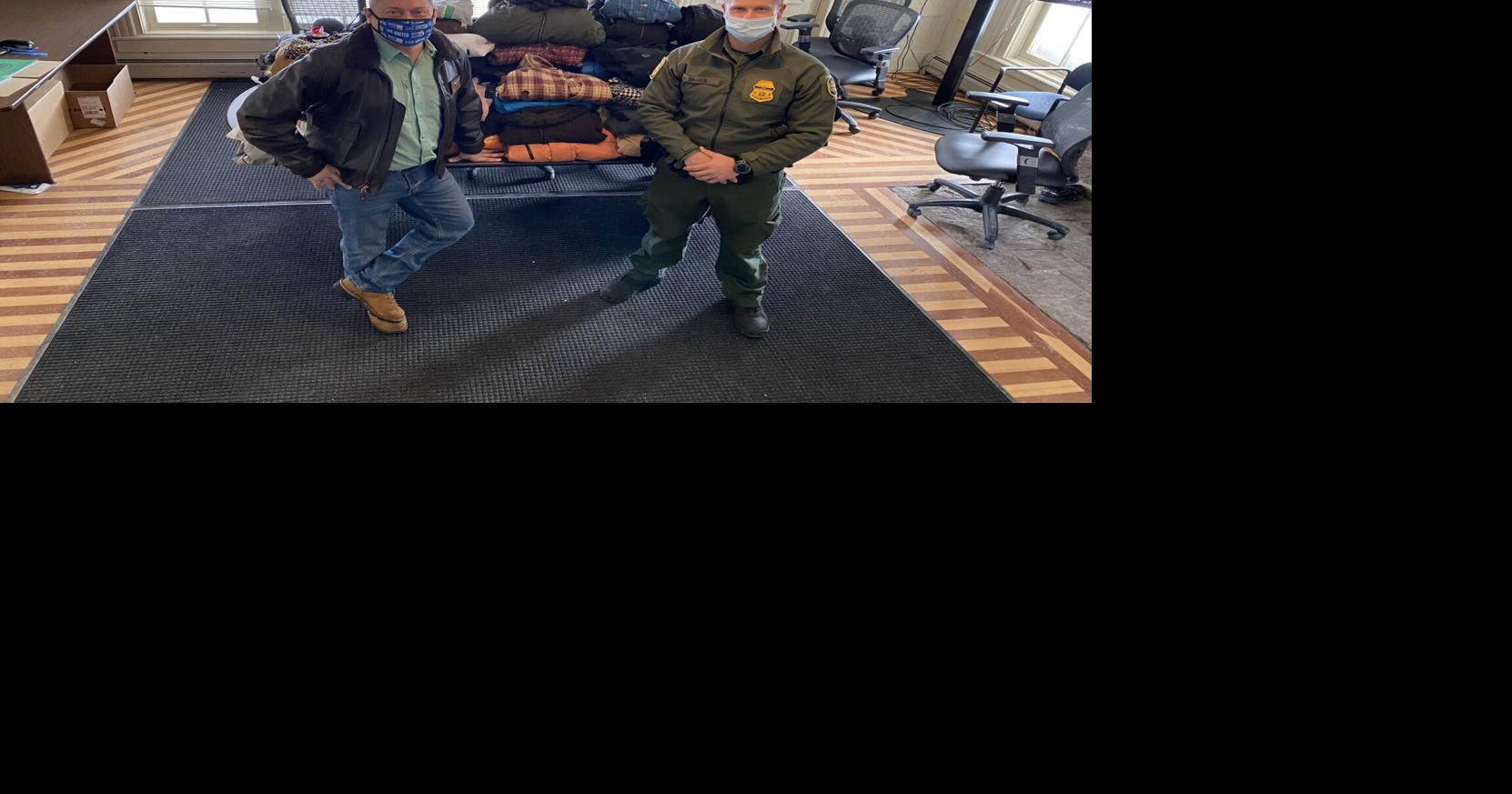 Wellesley Island Border Patrol station donates coats to United Way ...