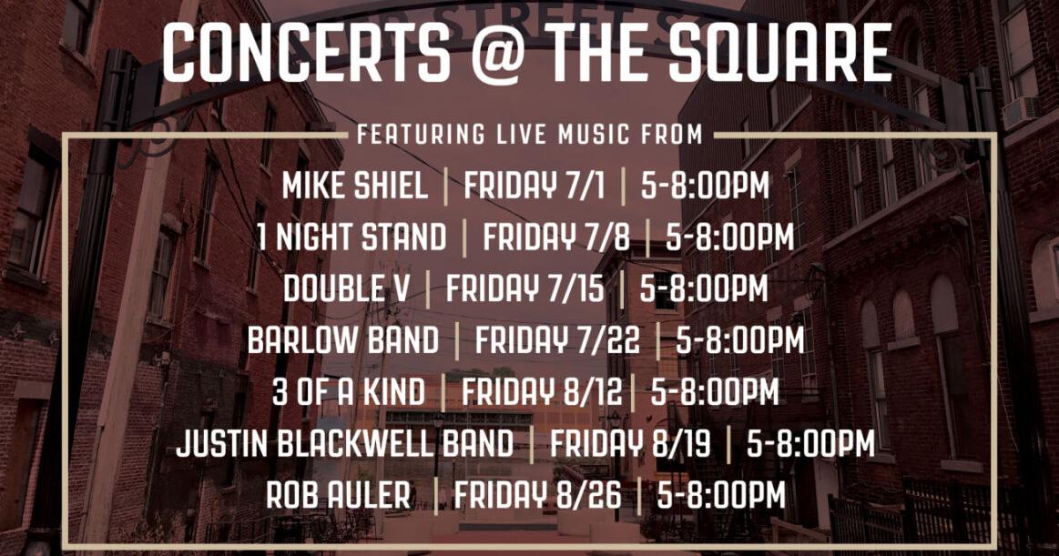 Water Street Square concert series schedule | Arts and Entertainment ...