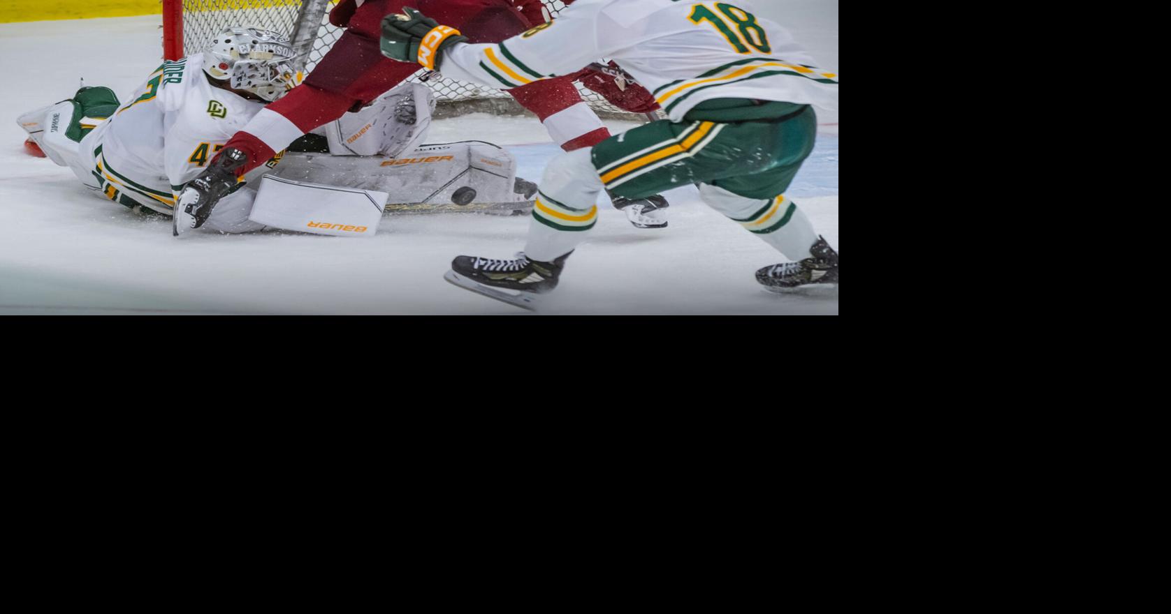 College hockey notes: Simple look suits Golden Knights goalie Haider ...
