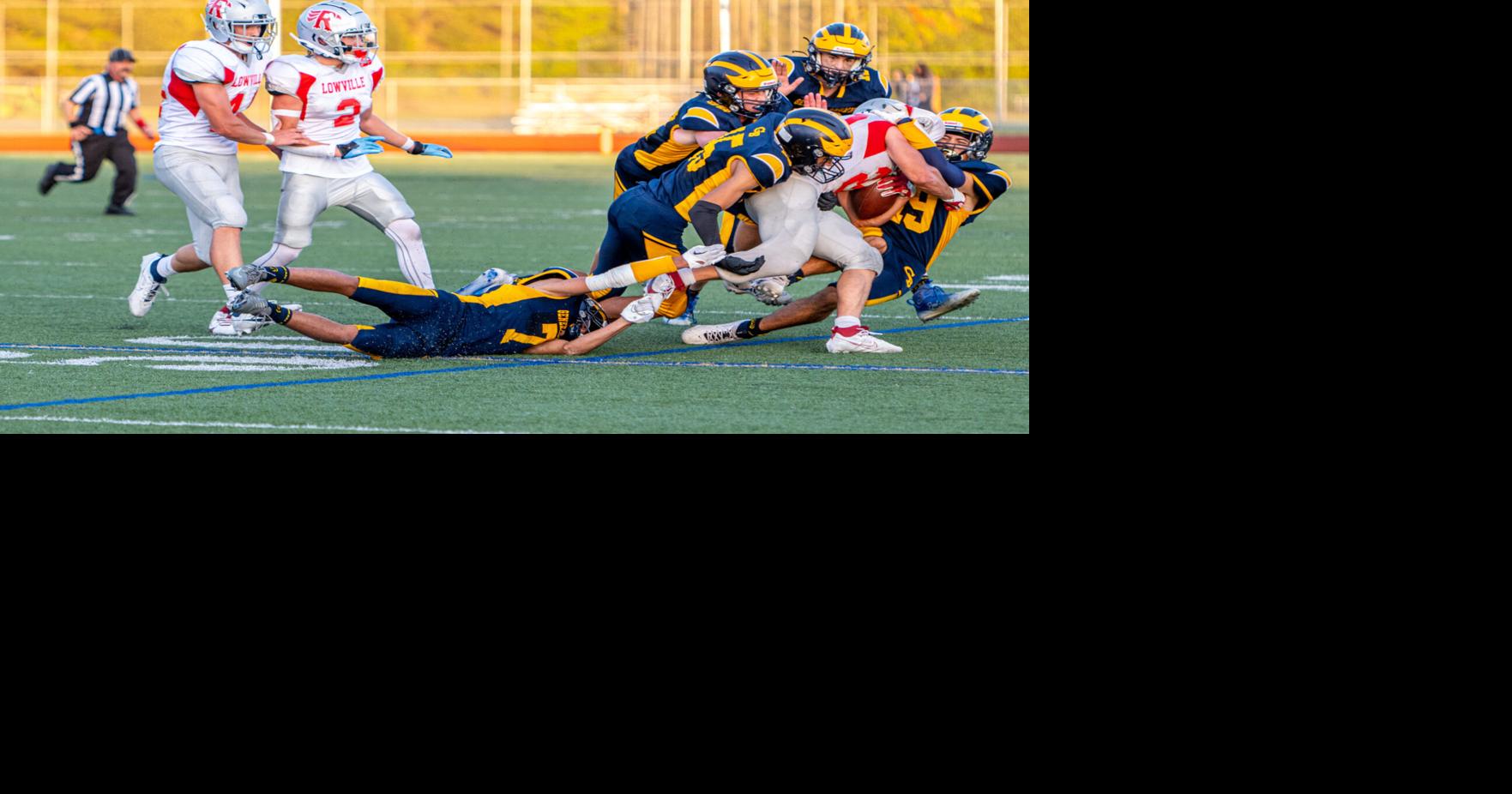 High school football: General Brown outlasts rival Lowville in Class C ...