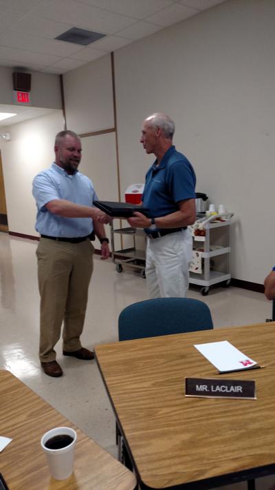 Massena school board honors past president | News | nny360.com