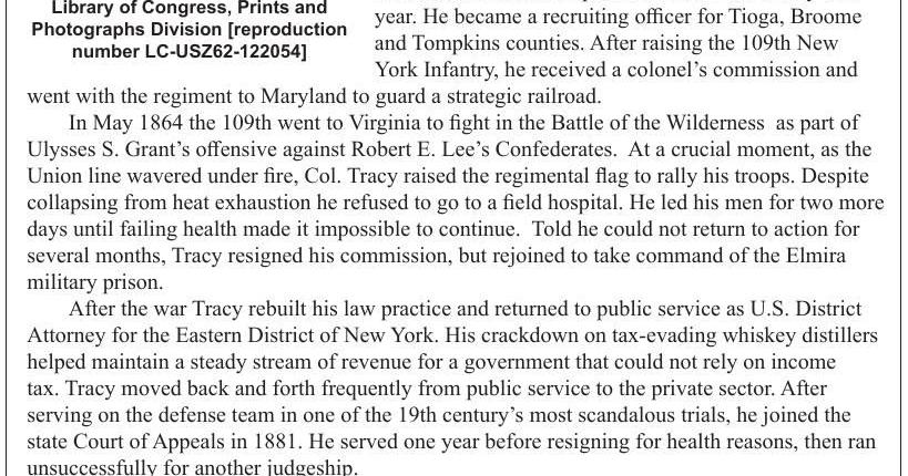 Famous New Yorker: Benjamin Franklin Tracy | Kidscontent | nny360.com