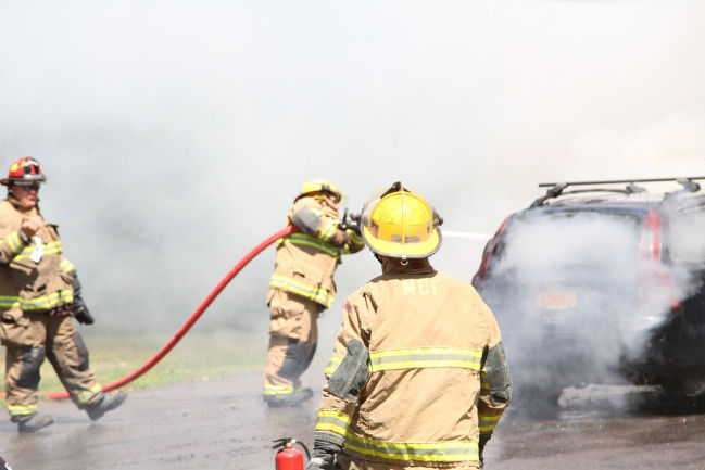 Quick response minimizes damage from car fire that spread to house in ...