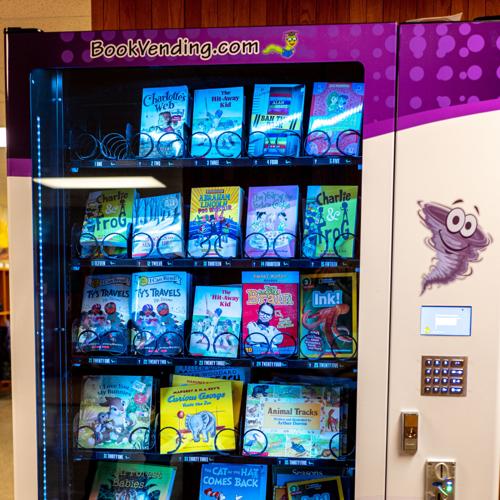 Book vending machines come to Watertown elementary schools to reward students for good behavior ...