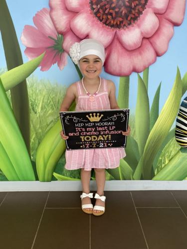 Natalie the Brave rings bell to signify end of treatment, sends ...