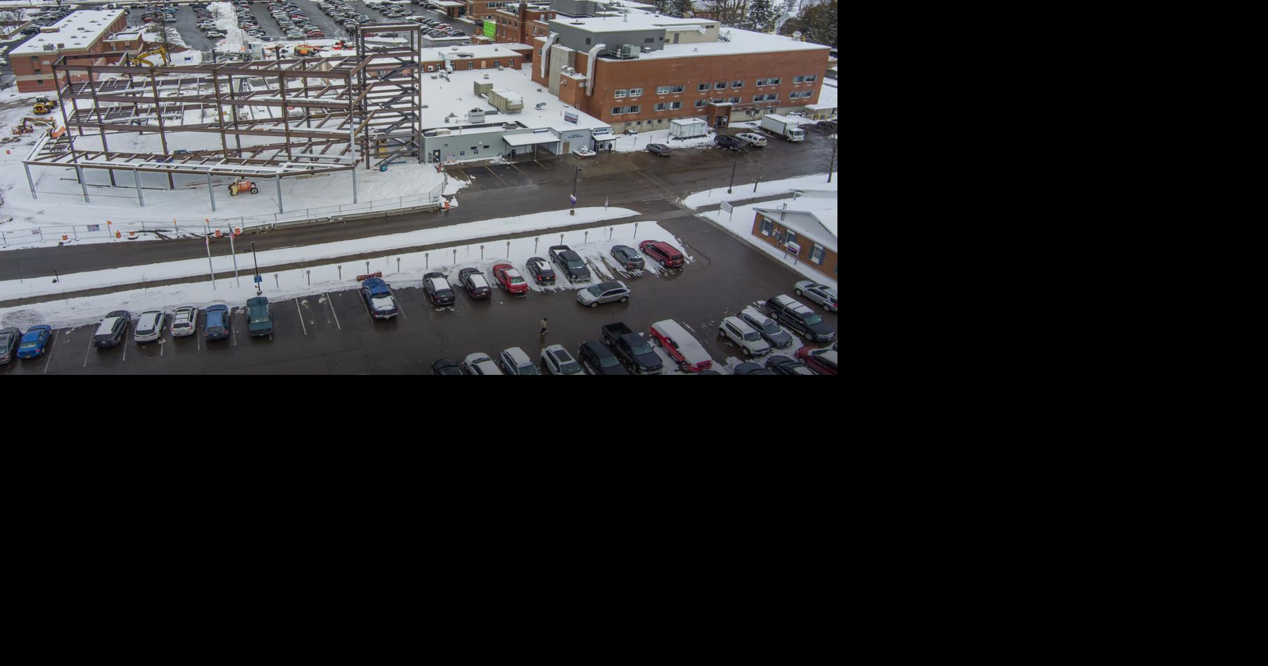 PHOTO: Structural steel goes up at Canton Potsdam-Hospital | Health ...