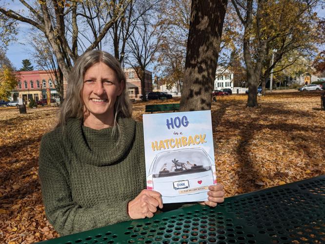 Local author tells tale of a pig’s ride in a hatchback | Books and ...
