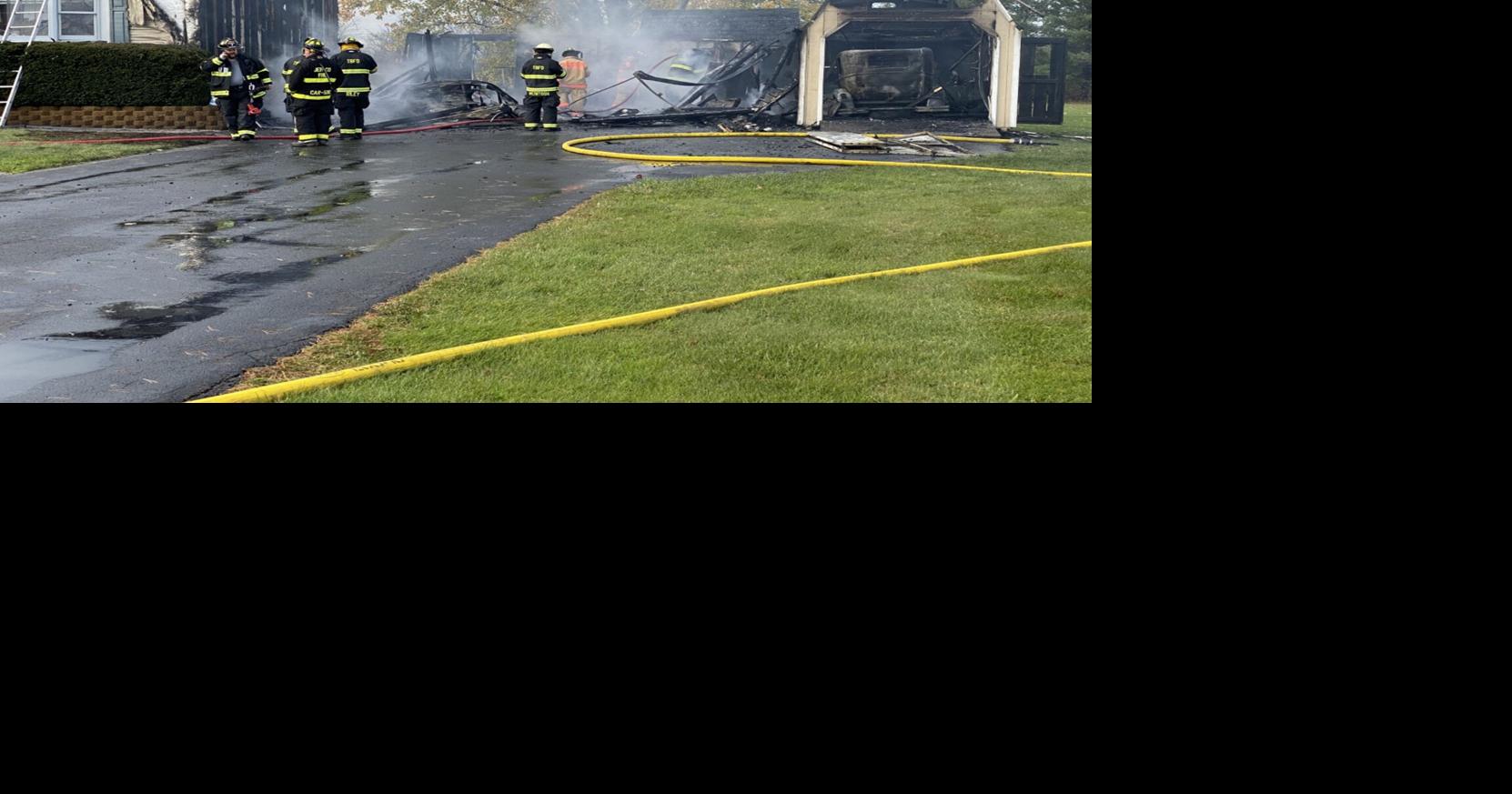 Garage destroyed, home damaged by fire Friday in Pamelia | Jefferson ...