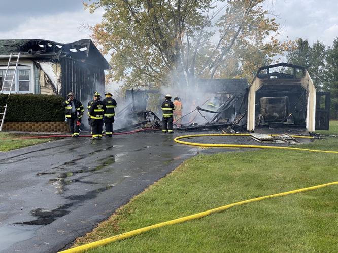 Garage destroyed, home damaged by fire Friday in Pamelia | Jefferson ...