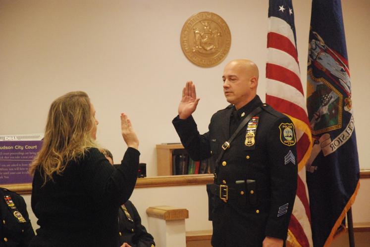Hudson police promotes, swears in new officers | News | nny360.com