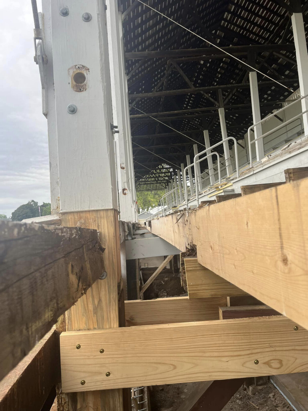 Renovations underway to restore Lewis County Fairgrounds grandstands ...