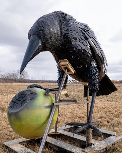Crows, created by acclaimed late artist, land in Hammond and await ...