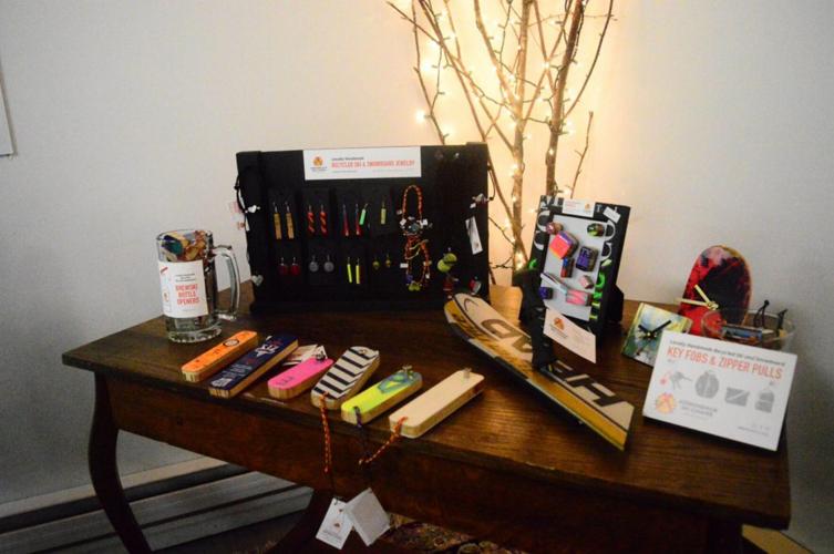 Downhill art: Old skis used for chairs, jewelry and more | State News ...