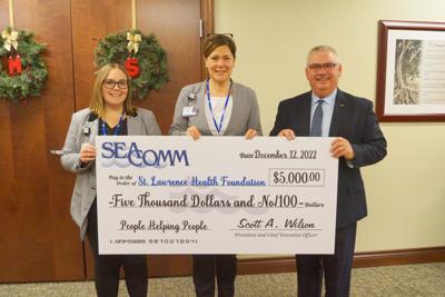 SeaComm donates to St. Lawrence Health Foundation | St. Lawrence County ...
