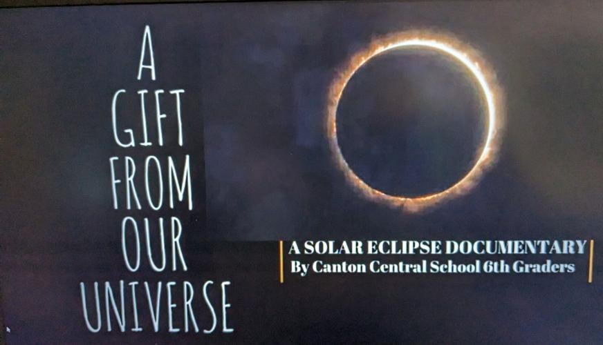 Canton 6th graders create eclipse documentary | Kidscontent | nny360.com