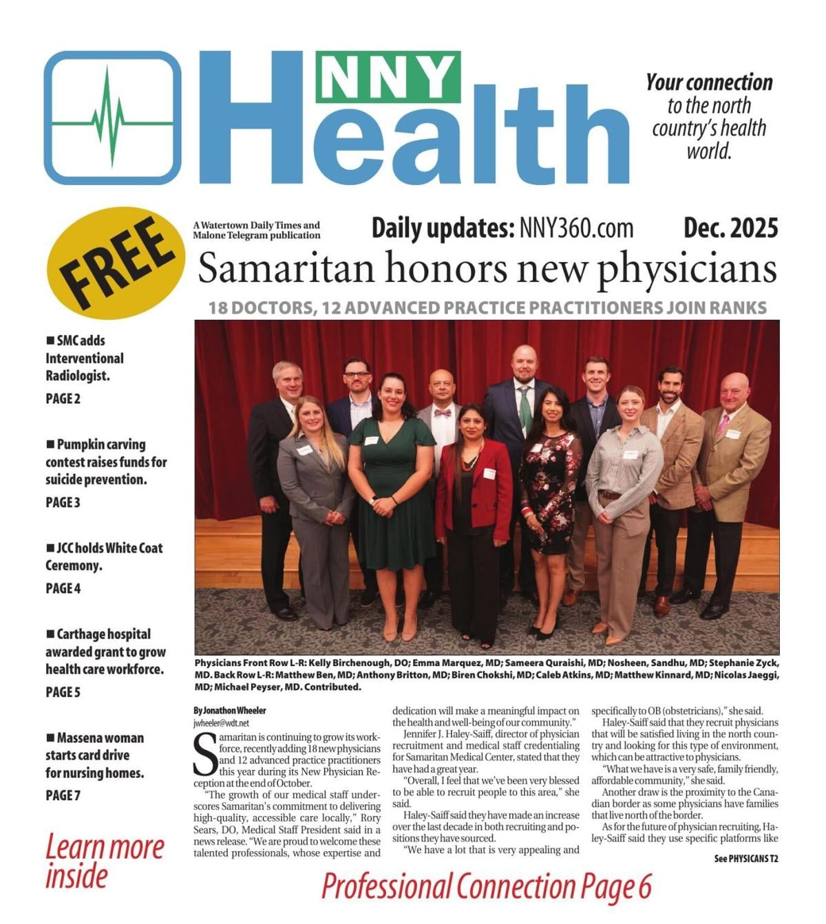 NNY Health December 2025 | NNY Health | nny360.com